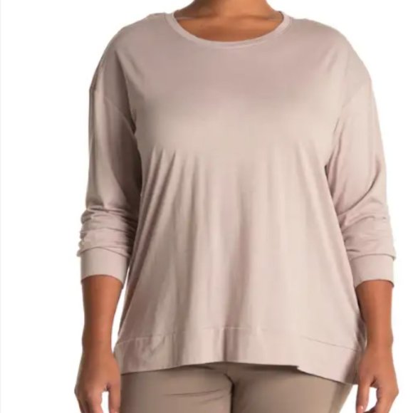 Zella | Tops | Z By Zella Long Sleeve Organic Cotton Blend Tshirt 3x ...